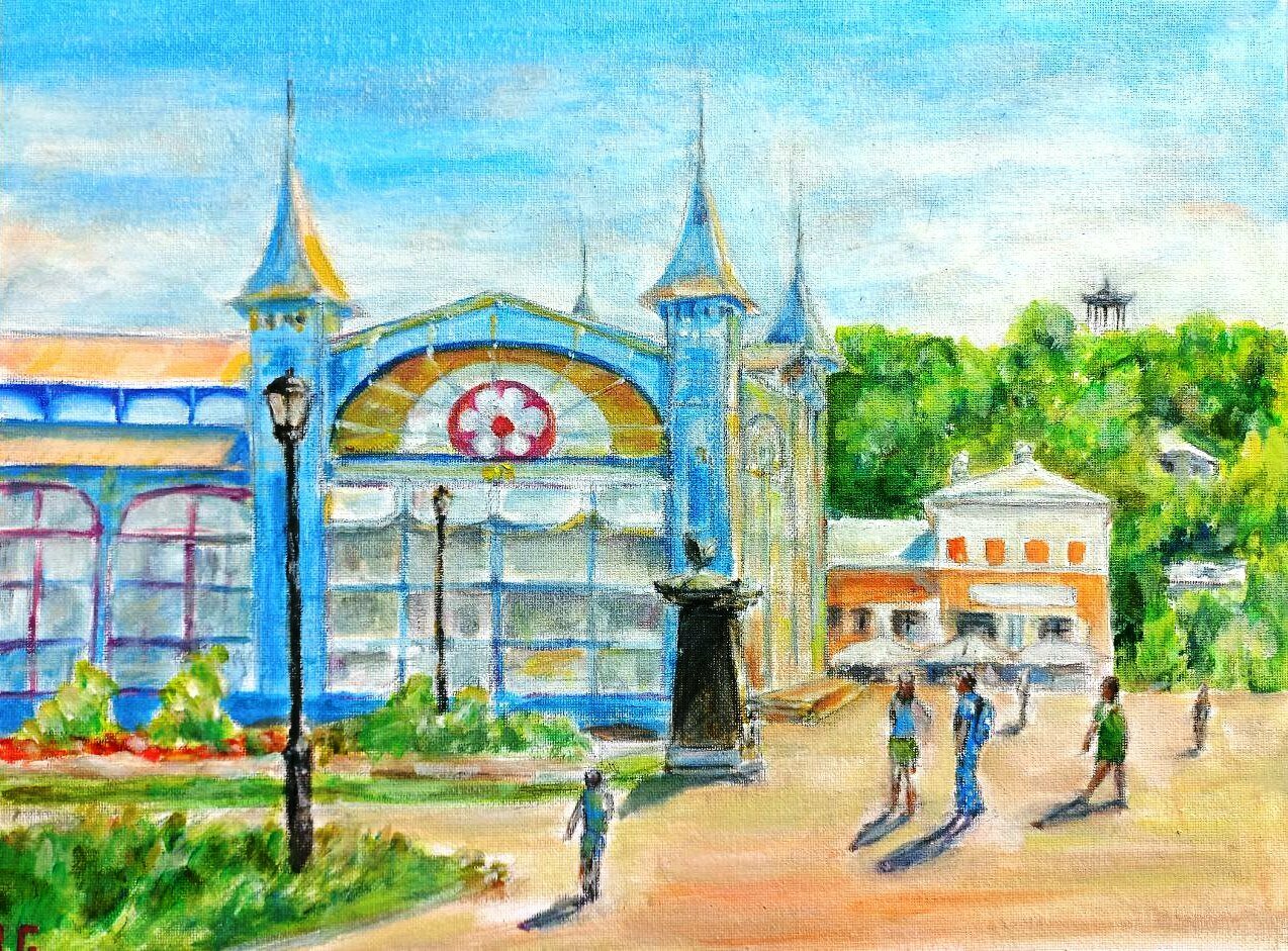 Картина маслом Пятигорск ручная работа