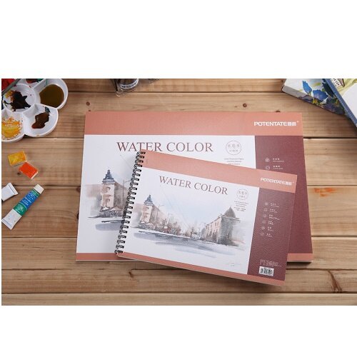 Альбом для акварели POTENTATE 300г/кв. м 210х190мм 16л. склейка medium