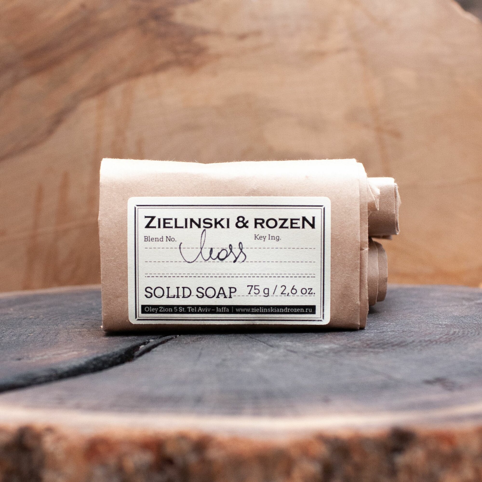 Zielinski & Rozen Твердое мыло Амбра, Пачули (75гр)