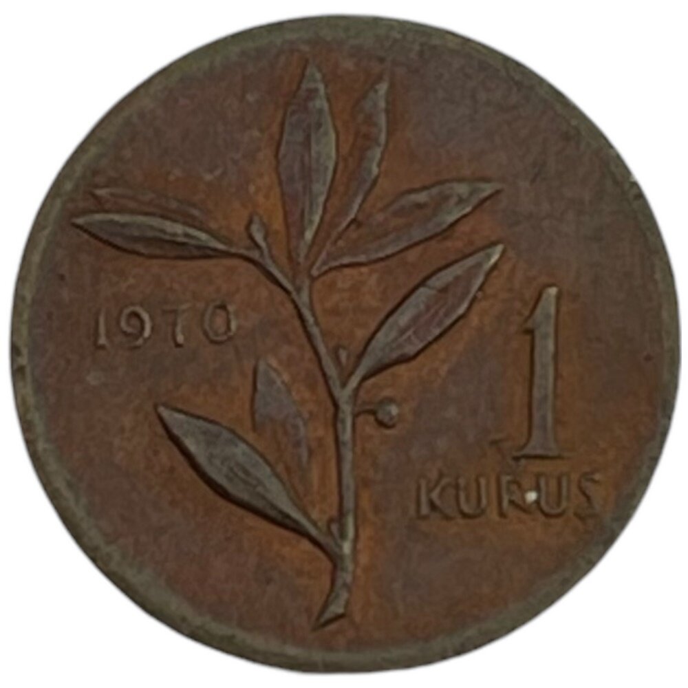 Турция 1 куруш 1970 г.