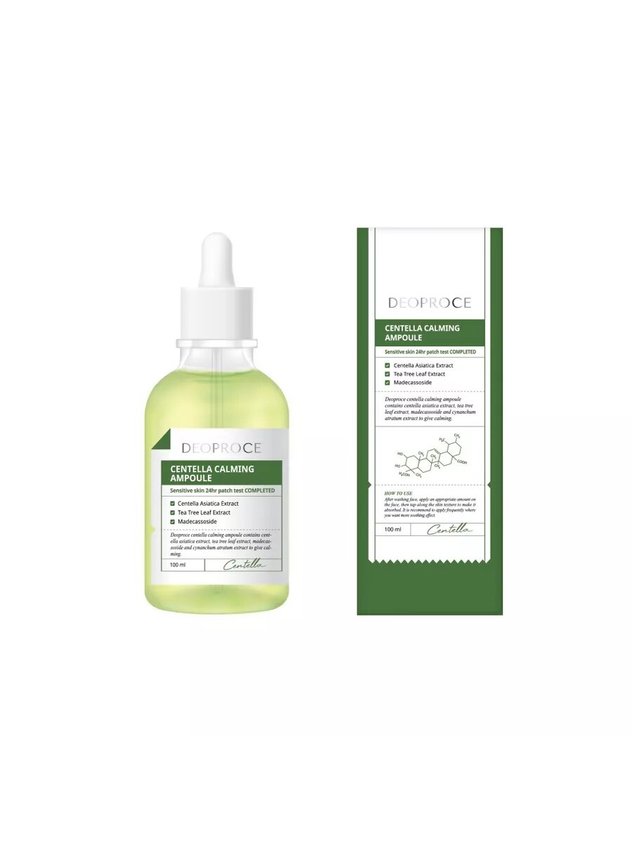 Сыворотка Deoproce Centella Calming Ampoule, с центеллой, 100 мл