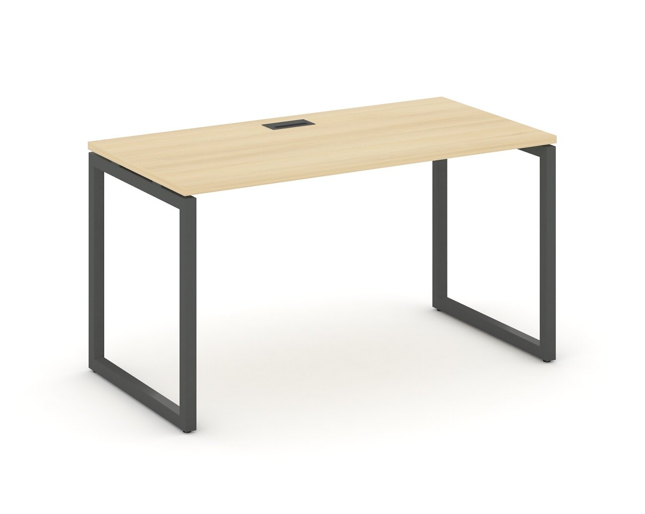 Стол письменный О-образный м/к (сечение 40х40) Стайл Проджект/Style Project Riva SN-4O. SP-005 Акация Лорка/Антрацит мет. 1780*600*750