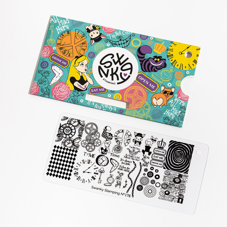 Пластина для стемпинга Swanky Stamping №176