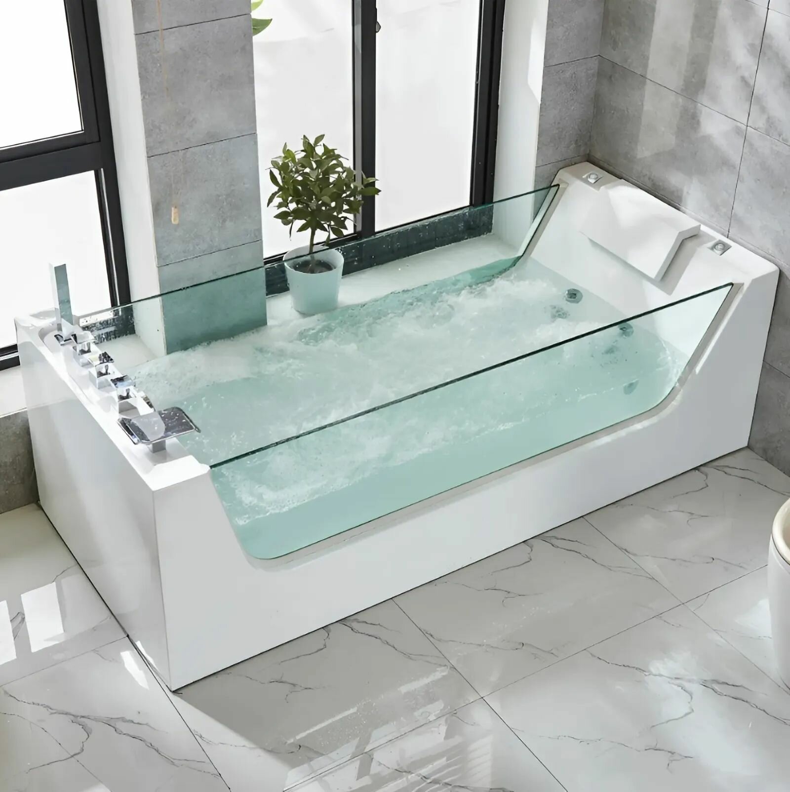 Ванна Ceruttispa C-453A гидромассажная (1800x800x580)