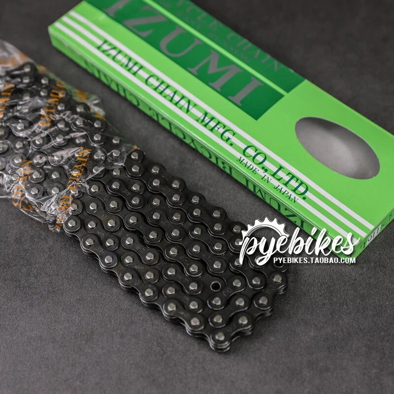 IZUMI велоцепь 100 116 звеньев black 100L