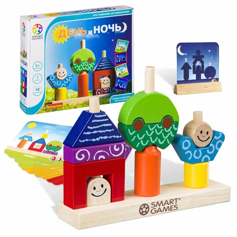 Bondibon Обучающая игра День и ночь