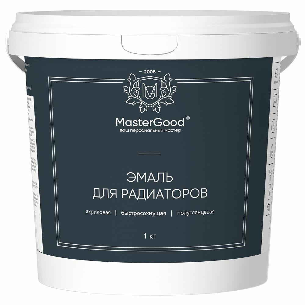 Эмаль акриловая для радиаторов MasterGood (1кг)