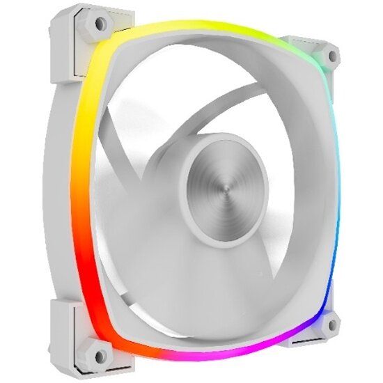 Вентилятор для корпуса Powercase M55-12W ARGB White (OEM)