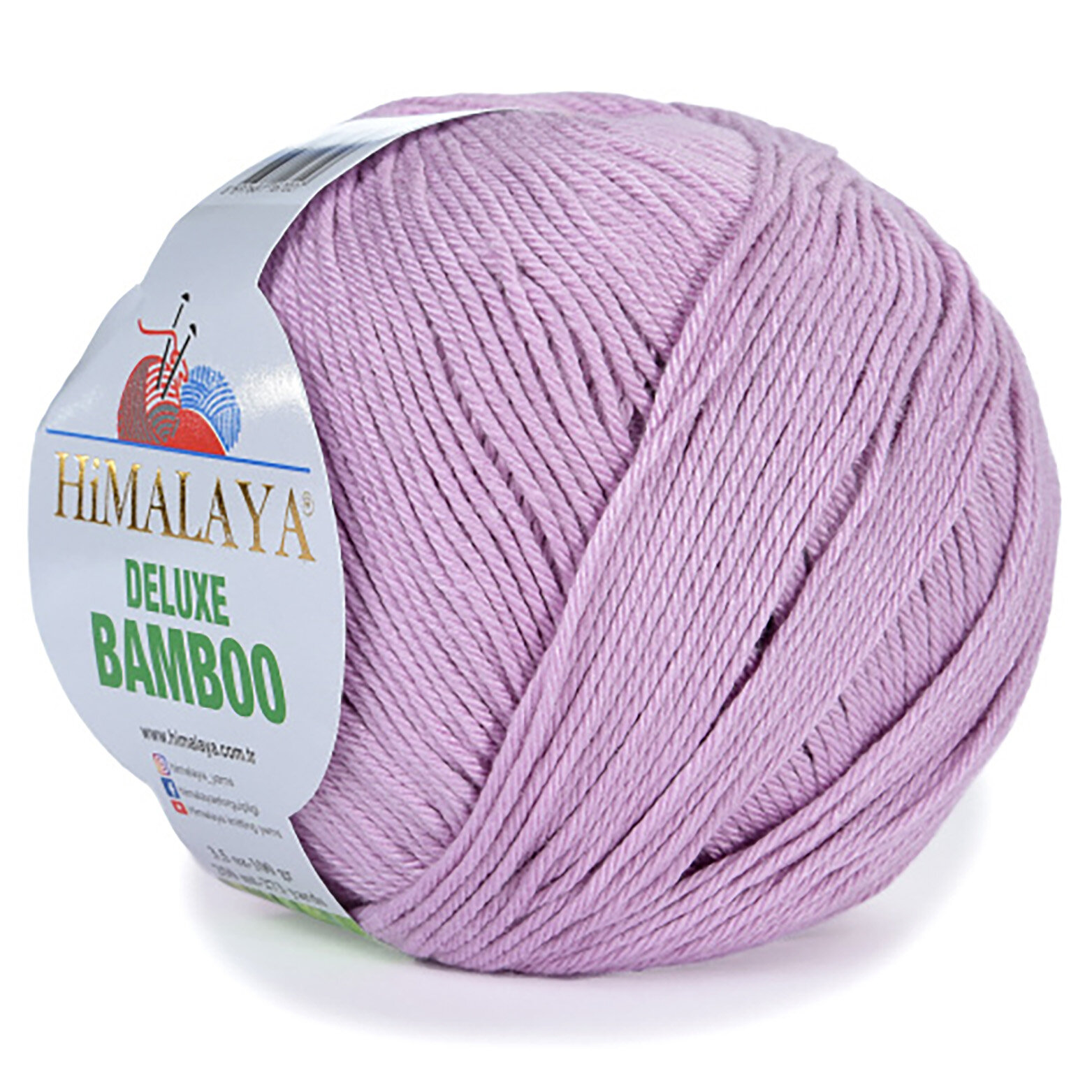 5 Мотков, Himalaya DELUXE BAMBOO, 60% Бамбук 40% Хлопок / 100 гр. - 250 м, Цвет-124-11