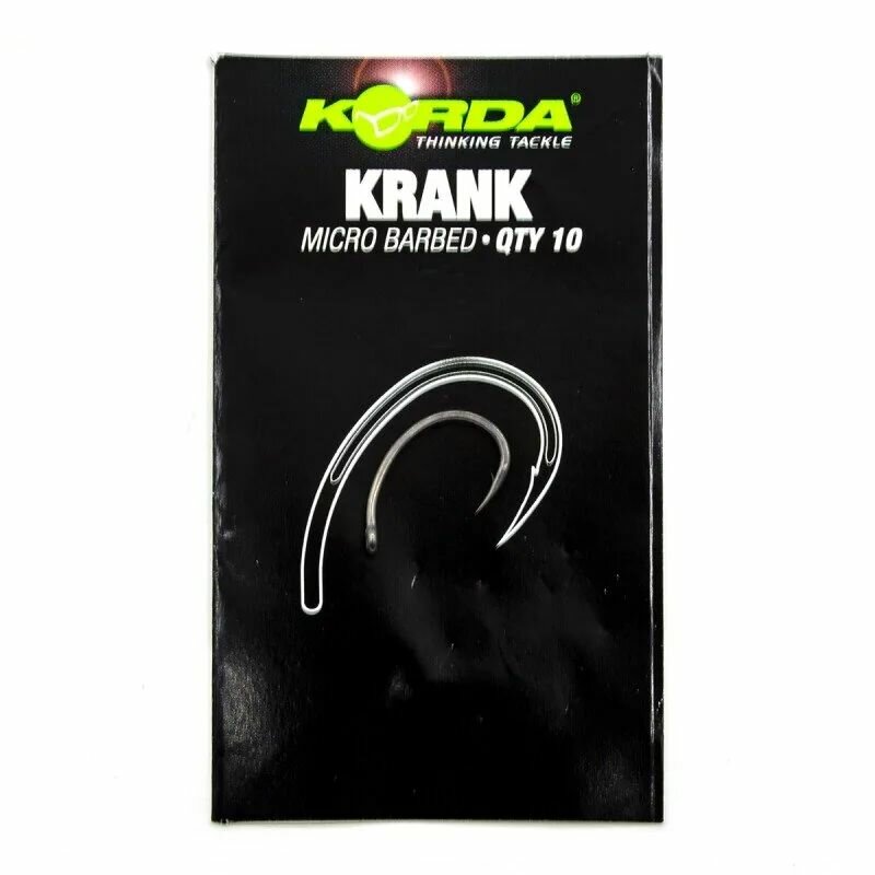KORDA Крючок Krank 2 с бородкой 10шт