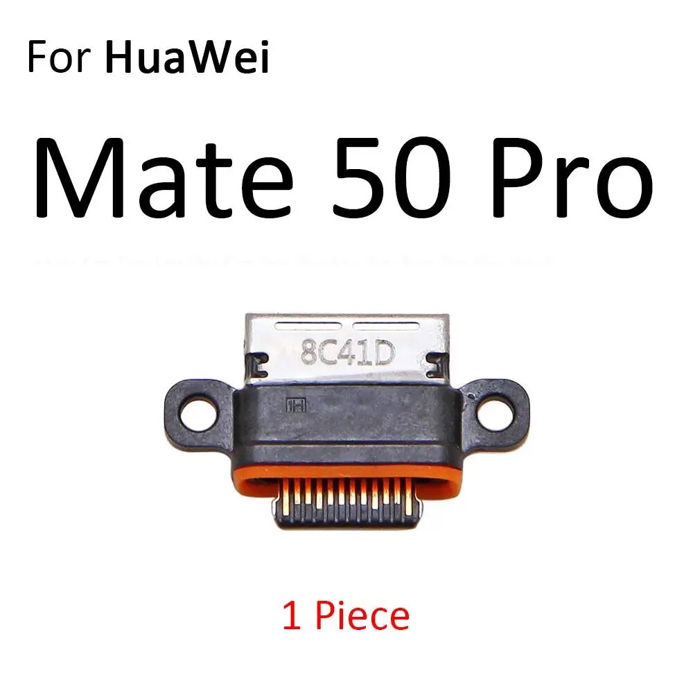 Разъем USB-разъема для зарядки док-станции для HuaWei Mate 50 RS 50E P50 P50E Honor 70 80 SE Pro Plus 5G Разъем для зарядки типа C For Mate 50 Pro