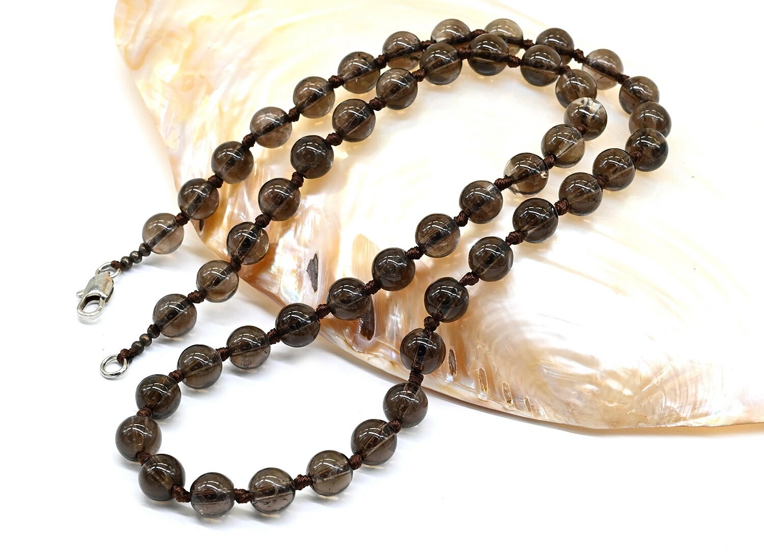 Бусы, топаз