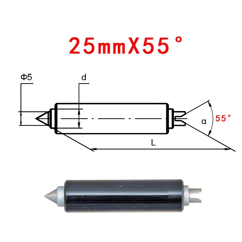 Дюймовая мерная головка размером 10 пар для цифровых микрометров с винтовой резьбой F0200 60 ° 55 °, защита 25 50 75 100 125 200 175 55Proofreader 25mm