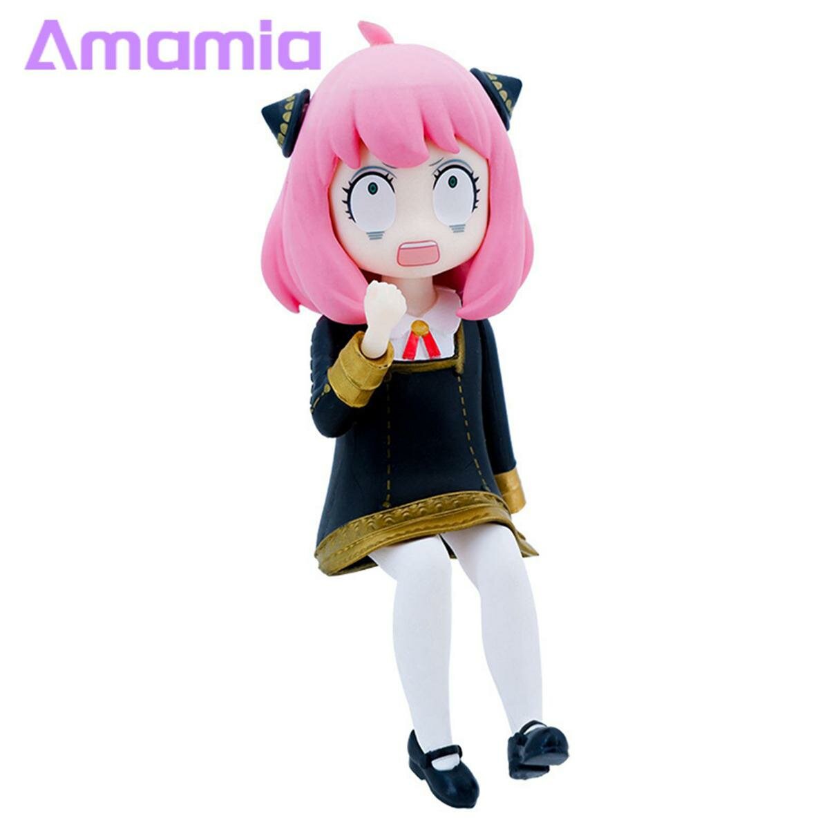 Amamia Аниме Фигурки Статуя Реалистичная Форма Аня Носит Униформу Аниме Кукла Модель