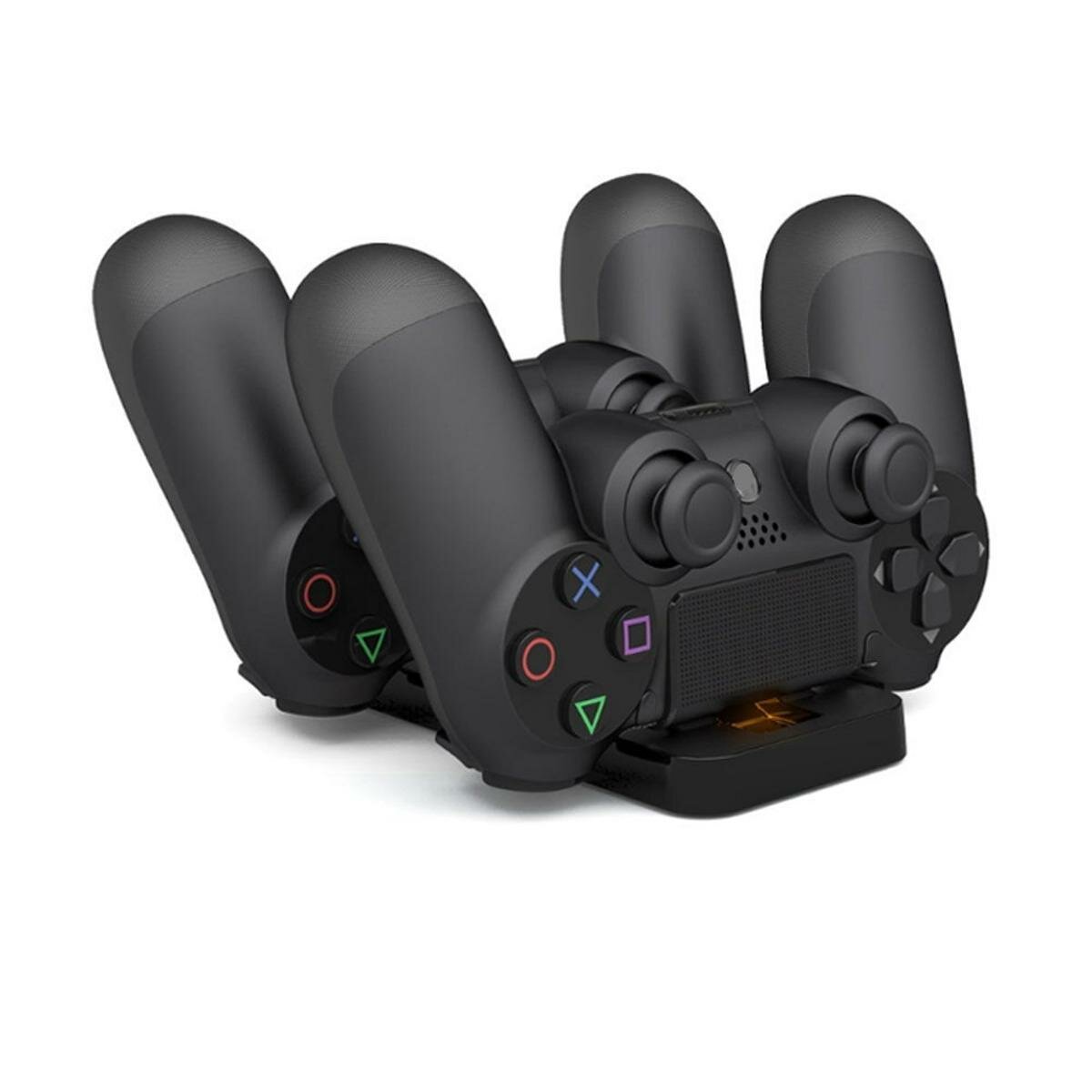 Док-станция USB Dual Charge для игрового контроллера PS4, подставка для зарядки, держатель для беспроводного геймпада Sony PlayStation 4, зарядное устройство