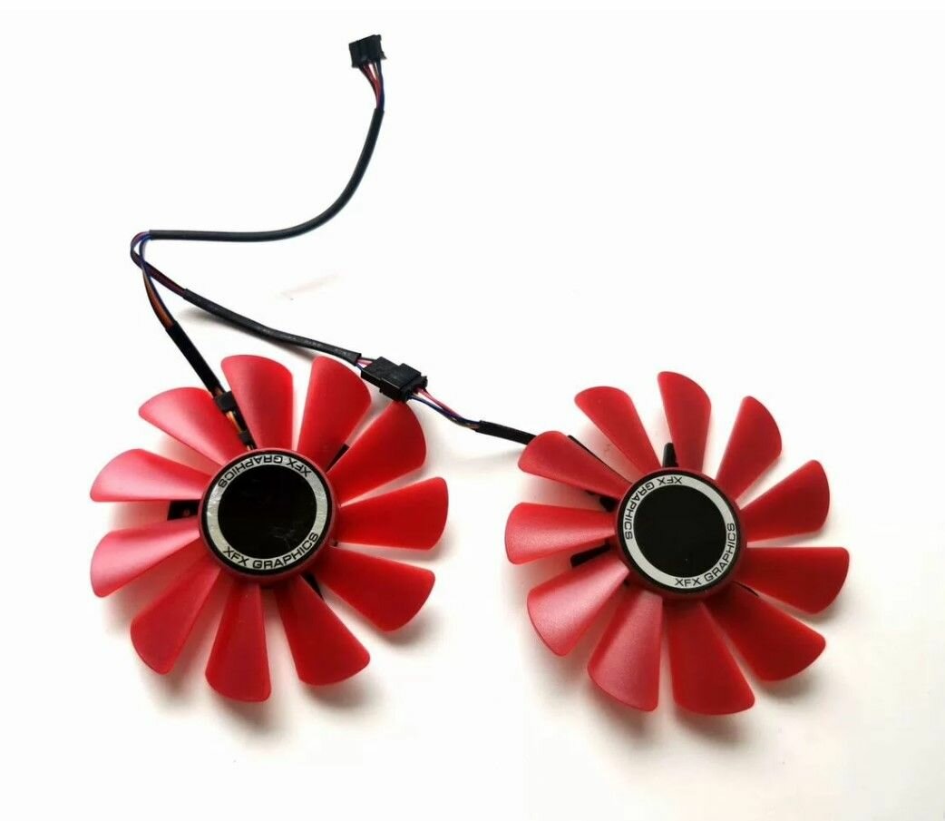 Вентиляторы кулеры для видеокарты XFX AMD Radeon RX 570 RX 580 RX Vega 85мм
