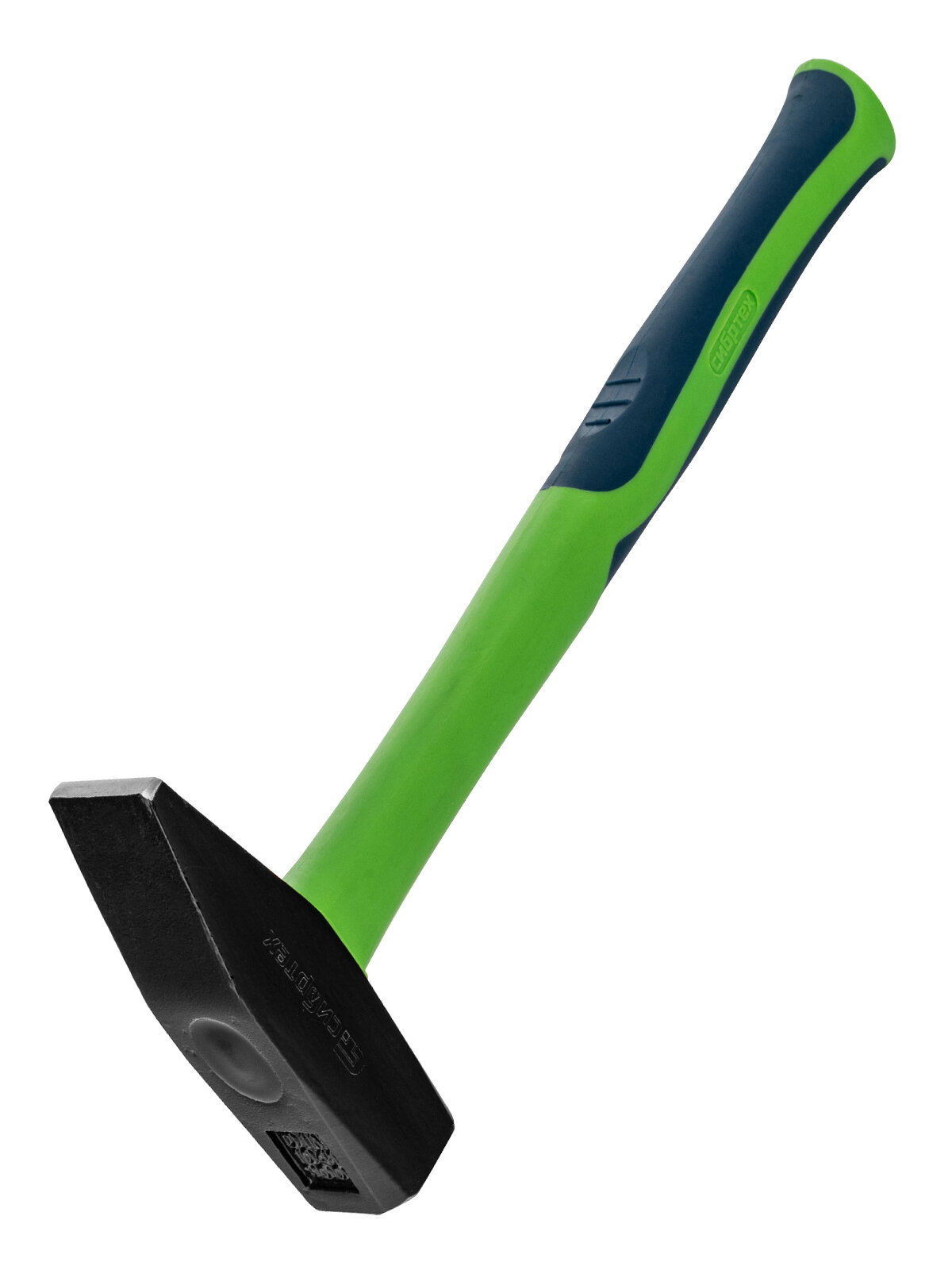 Молоток слесарный Сибртех, 800 г, стальной боек и фибергласовая обрезиненная рукоятка, молоток строительный, 10327