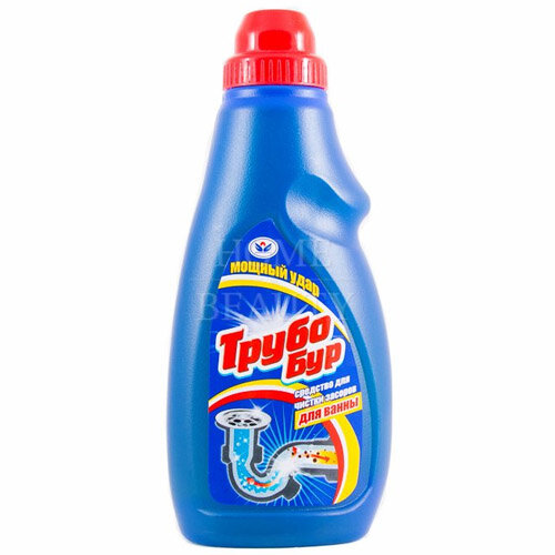 Чистящее средство НБТ-Сибирь "Трубобур", для ванны, против волосяных засоров, 750 мл