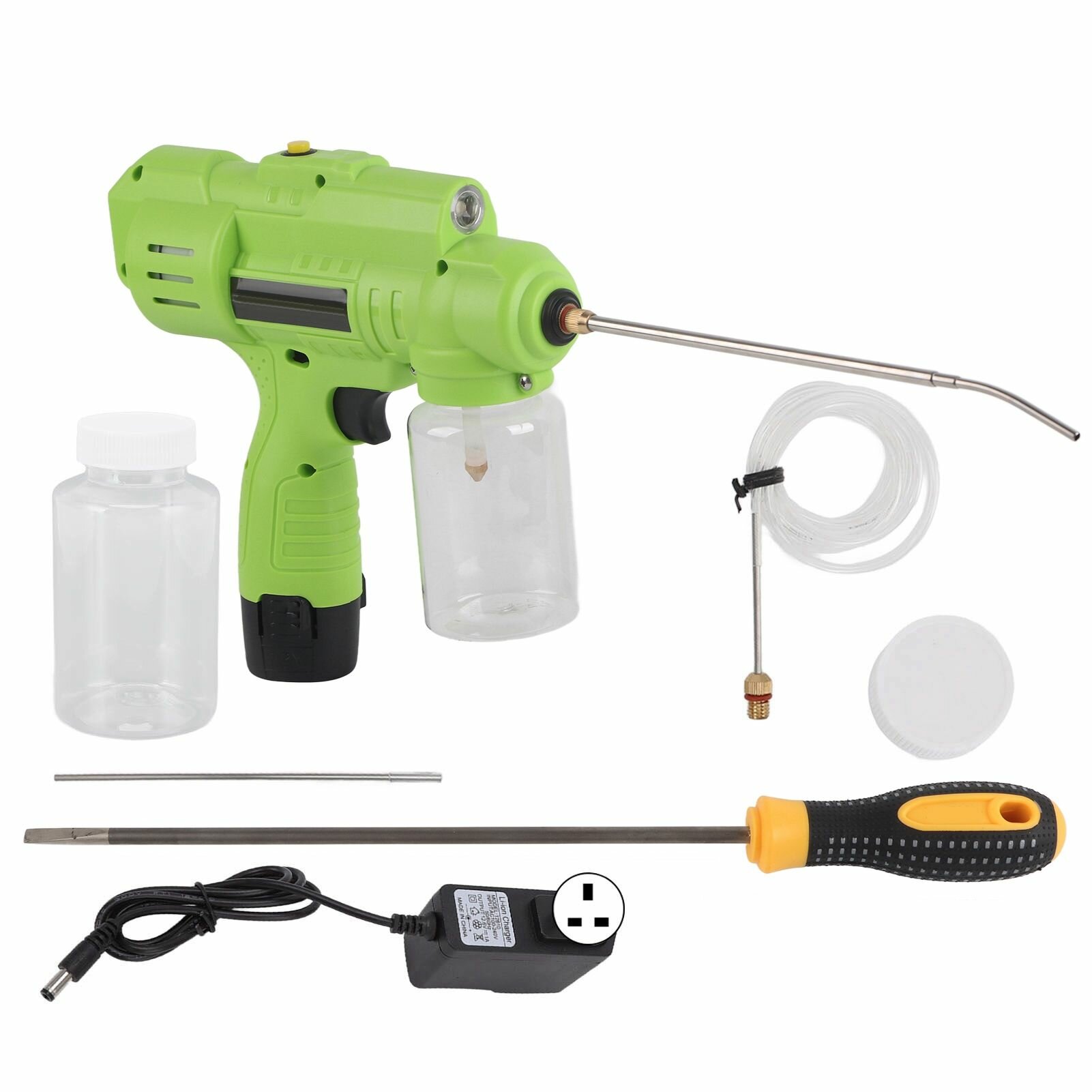 12V Электрический опрыскиватель от вредителей 2000mAh для зданий и деревьев 110-240V