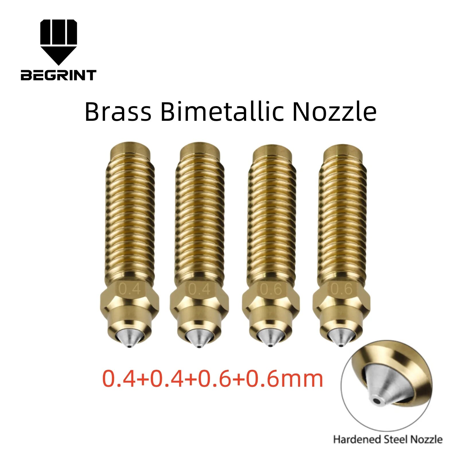 Обновленный керамический Hotend 0,4 мм для Elegoo Centauri, комплект экструдера с углеродной печатающей головкой, горячий конец, твердая сталь, латунная насадка, детали 3D-принтера