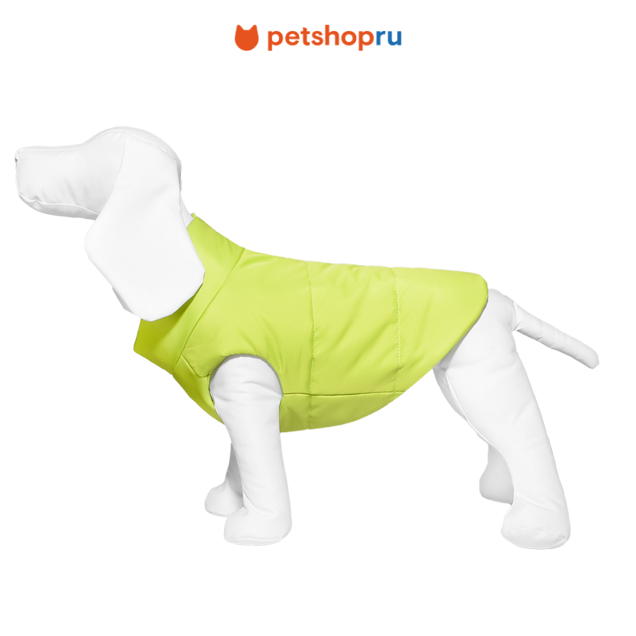 Lelap одежда Жилетка "Флавинь" для собак, зеленый, M, спинка 31 см