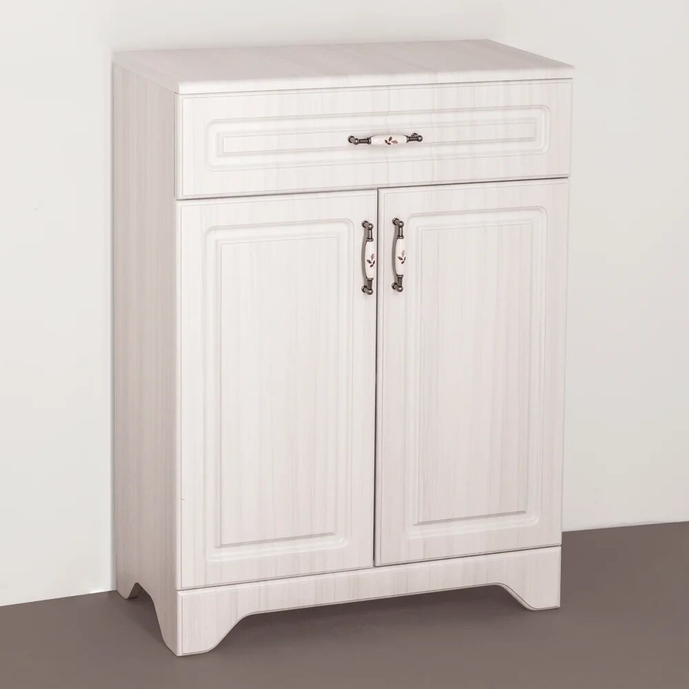 Тумба Style Line Олеандр-2 60 в классическом стиле, напольная, 60, 2 см, из МДФ, с выдвижными ящиками, с доводчиками