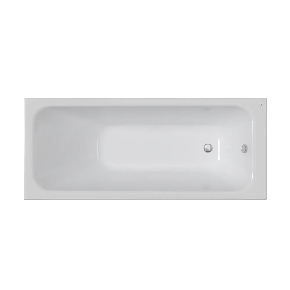 Акриловая ванна VitrA Optimum Neo Optimum Neo 150x70, на ножках, пристенная, белая, глянцевая, прямоугольная