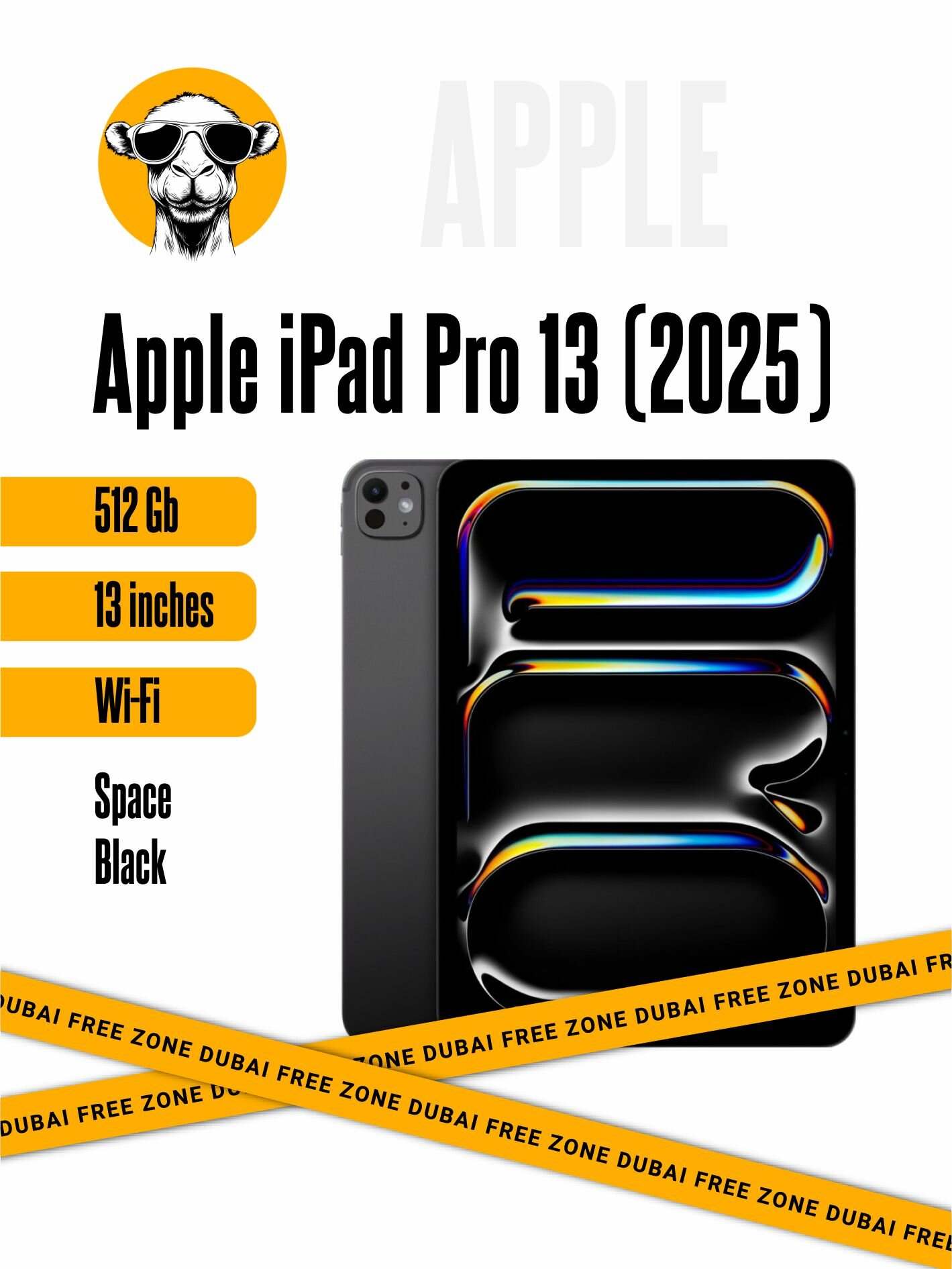 Планшет Apple iPad Pro 13 M5 2025 12/512Gb Wi-Fi Space Black