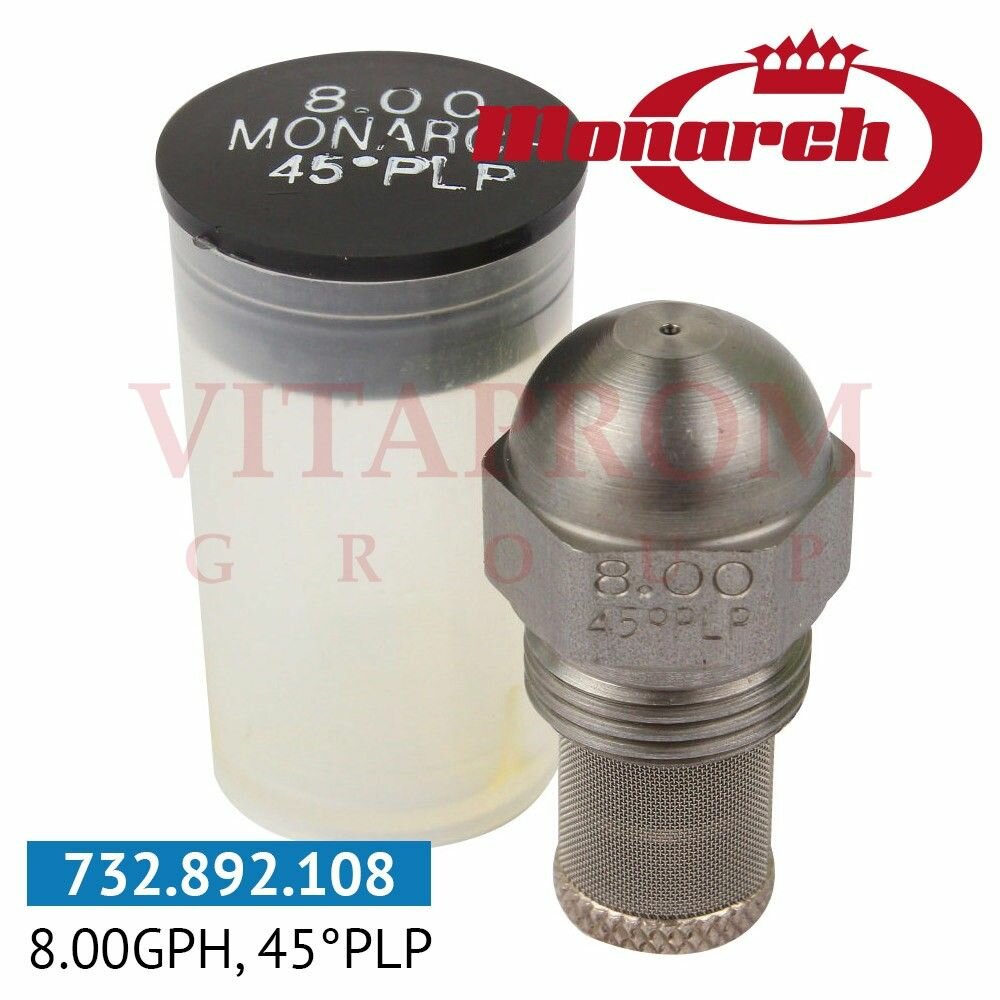 Форсунка Monarch 8.00GPH, 45PLP