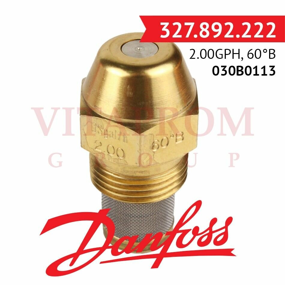 Форсунка Danfoss 2.00GPH, 60B, 030B0113 — фото 1