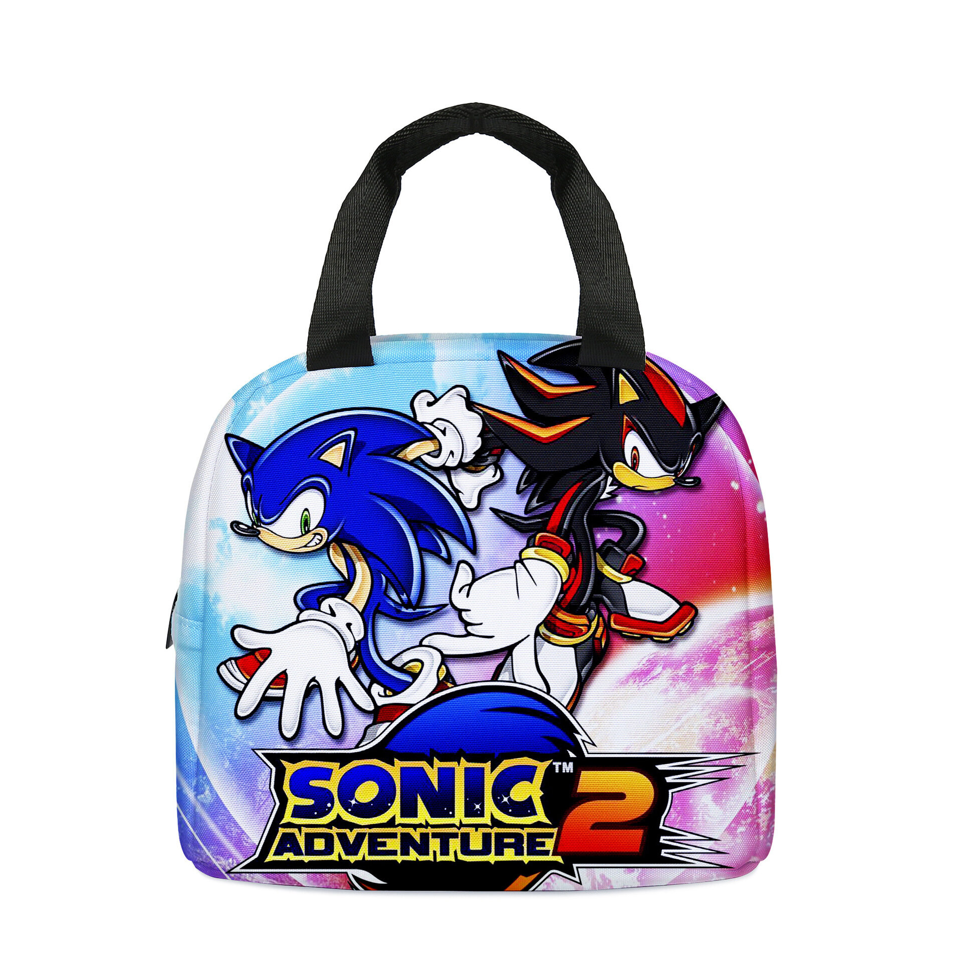 Сумка для обеда Sonic, сумка для обеда в начальной школе, сумка для льда, сумка из ткани Оксфорд, изоляционная сумка с героями мультфильмов, сумка для пикника из алюминиевой фольги