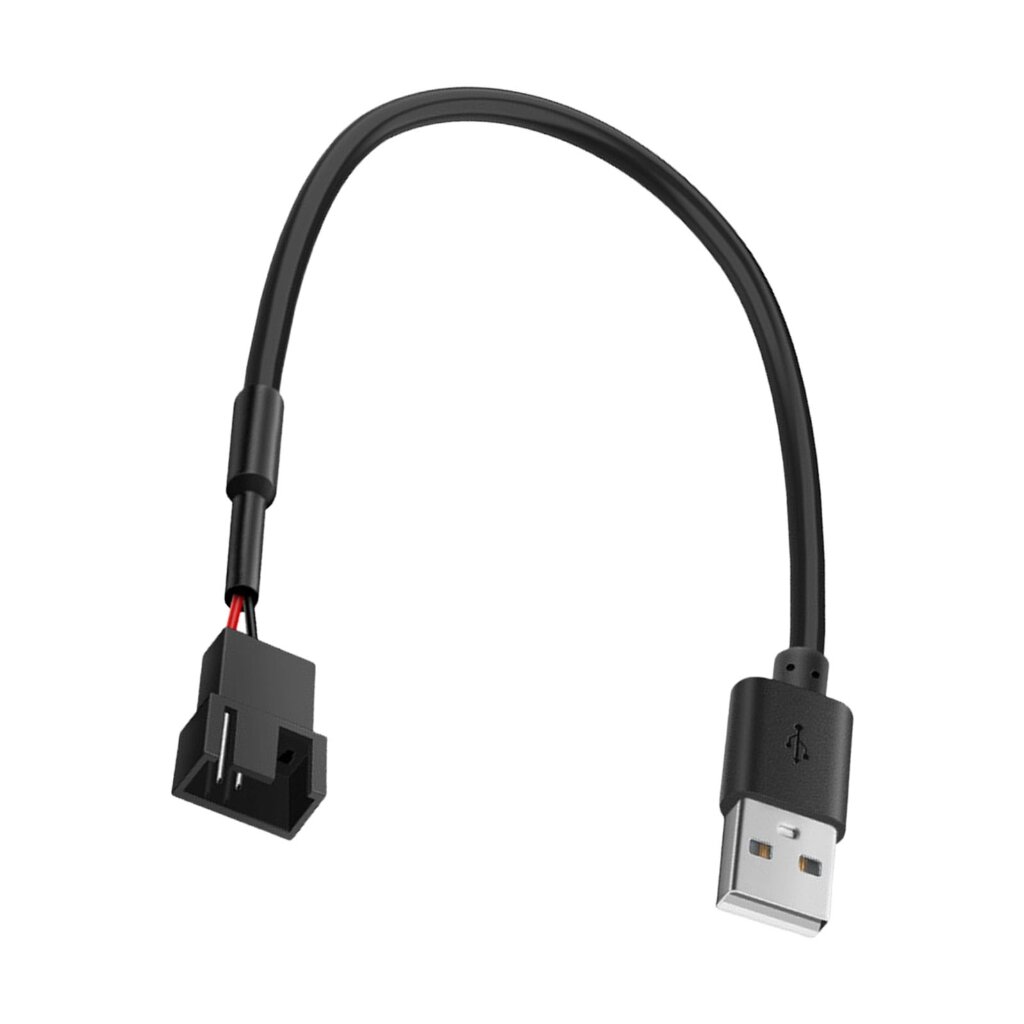 Вентилятор корпуса компьютера USB-Кабель питания с совместимостью напряжений 12 В/9 В/5 В
