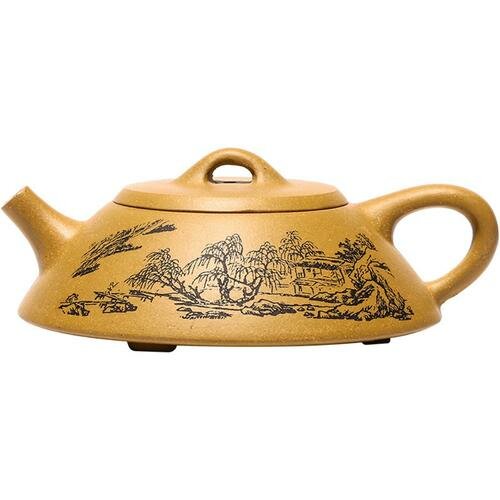 Landscape Stone Scoop Segments Clay Ore Bulk Teapot Teapot Manually Set The Home Tea|Teapots