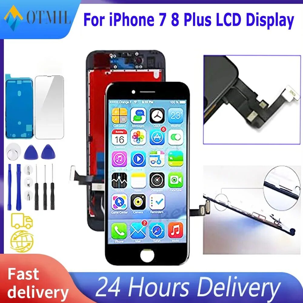 ЖК-экран для iPhone 8 Black в сборе с 3D Touch