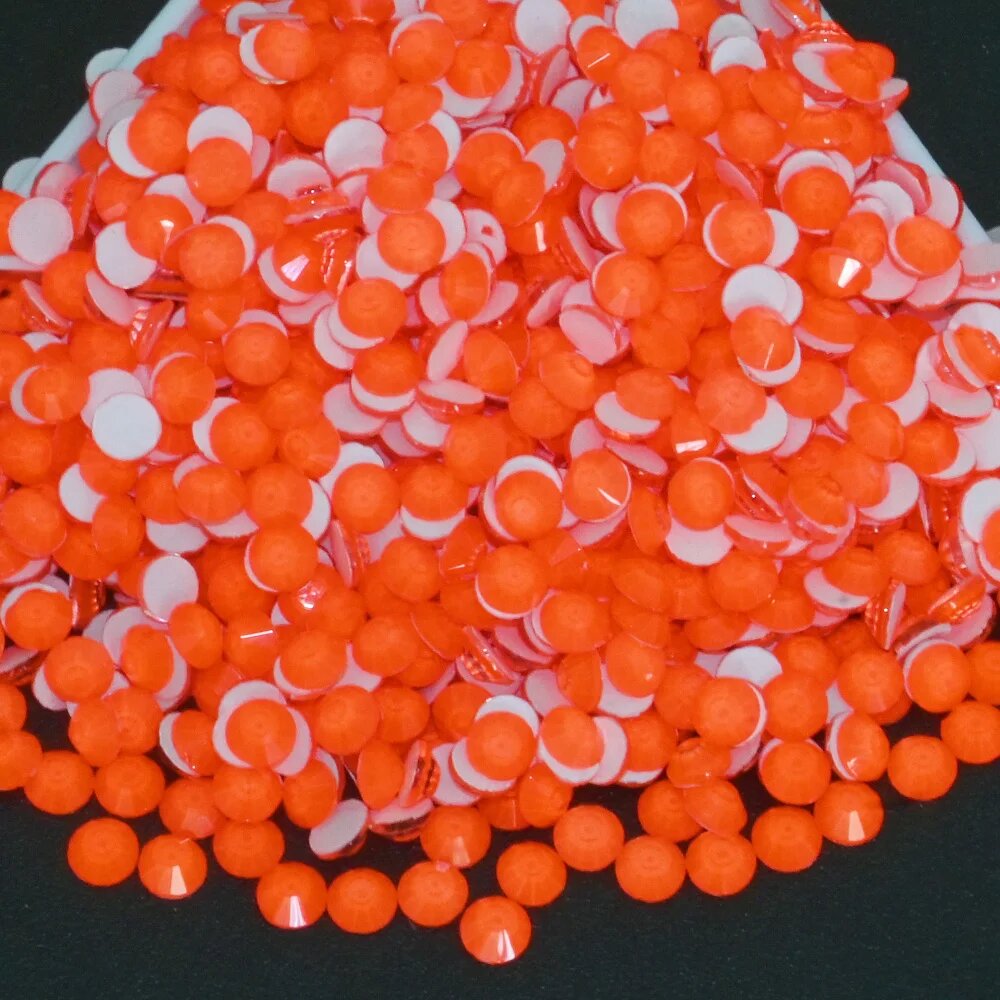Неоновые оранжевые стразы Hyacinth Neon SS30 6.4mm 288шт