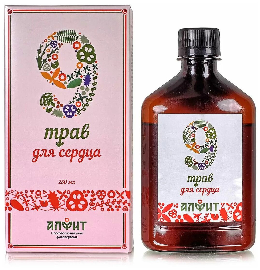 Бальзам "9 трав" для сердца, 250 мл