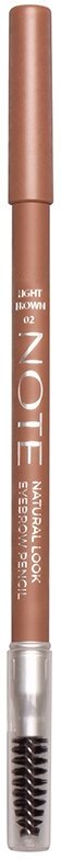 Карандаш для бровей NOTE NATURAL LOOK EYEBROW PENCIL тон 02
