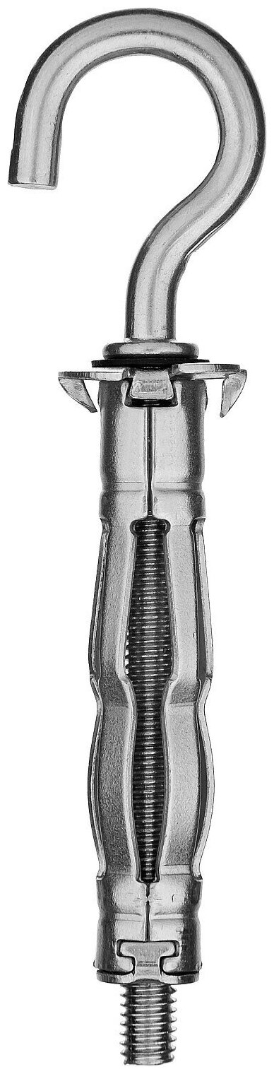 Анкер молли для пустотелых материалов, с полукольцом, 8 мм x M4 x 32мм, 100 шт, оцинкованный, ЗУБР