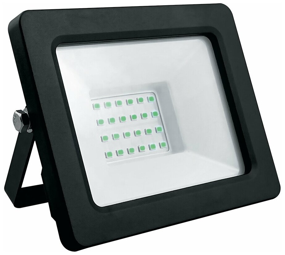 Прожектор светодиодный FERON, 2835SMD, 30W зеленый AC220V/50Hz IP65, черный, LL-903