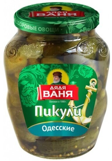 Огурчики Дядя Ваня «Пикули Одесские» 350 г