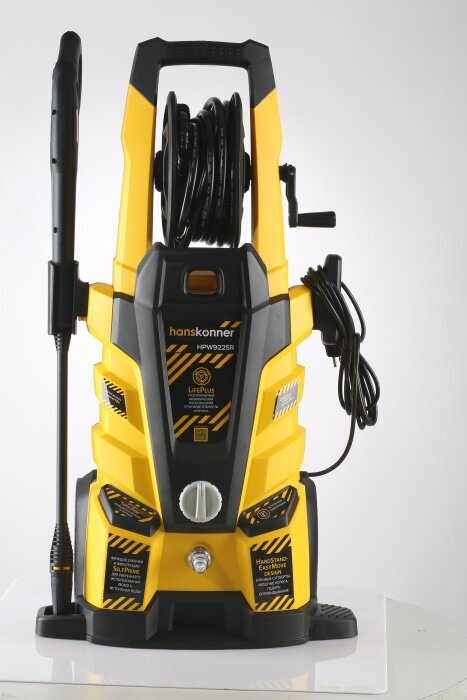 Мойка высокого давления, 2500Вт, 190 бар, шланг-10м, барабан для шланга Hanskonner HPW9225R