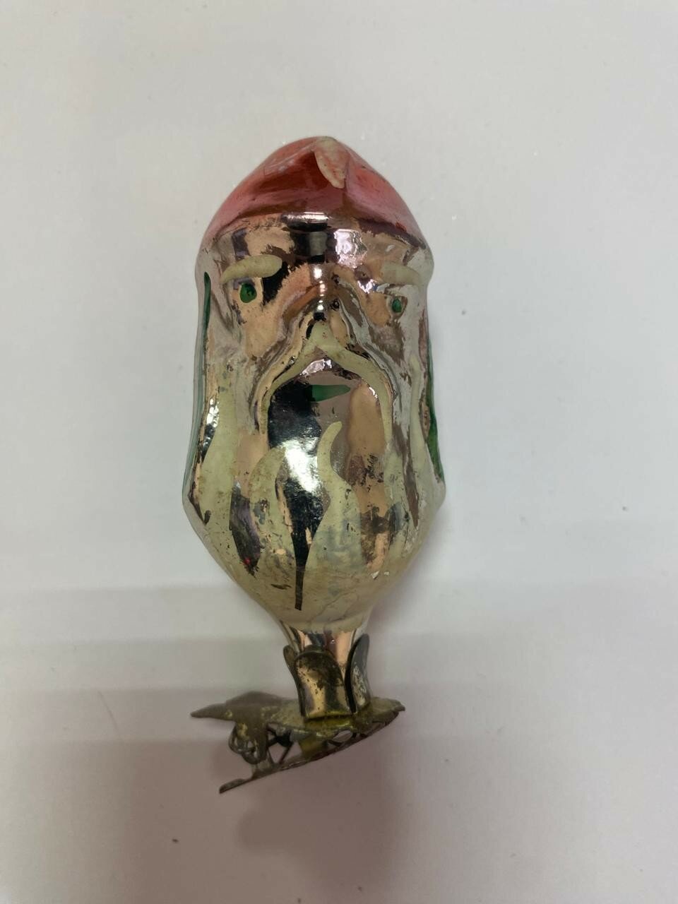 Игрушка на елку Голова богатыря Винтаж из СССР