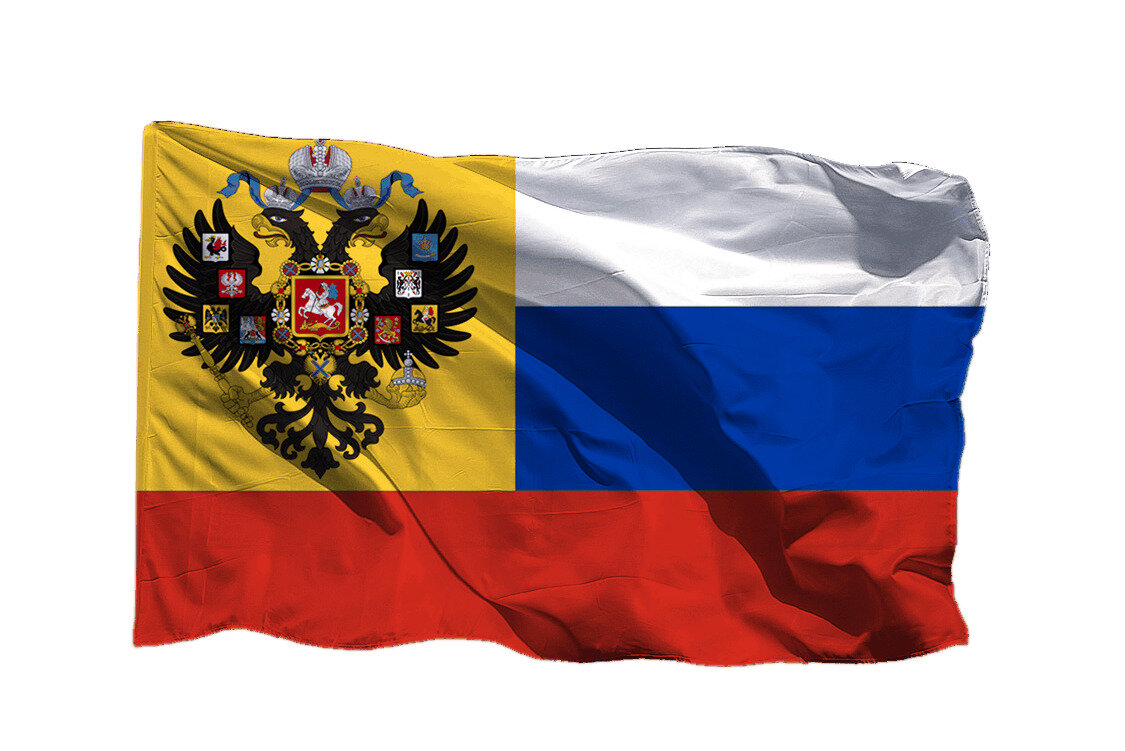 Флаг 1914 на сетке, 70х105 см - для уличного флагштока