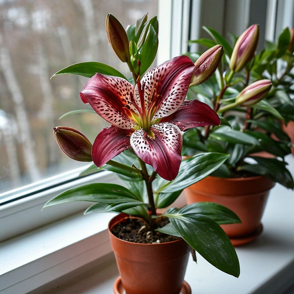 Лилия горшечная, семена для комнатного выращивания