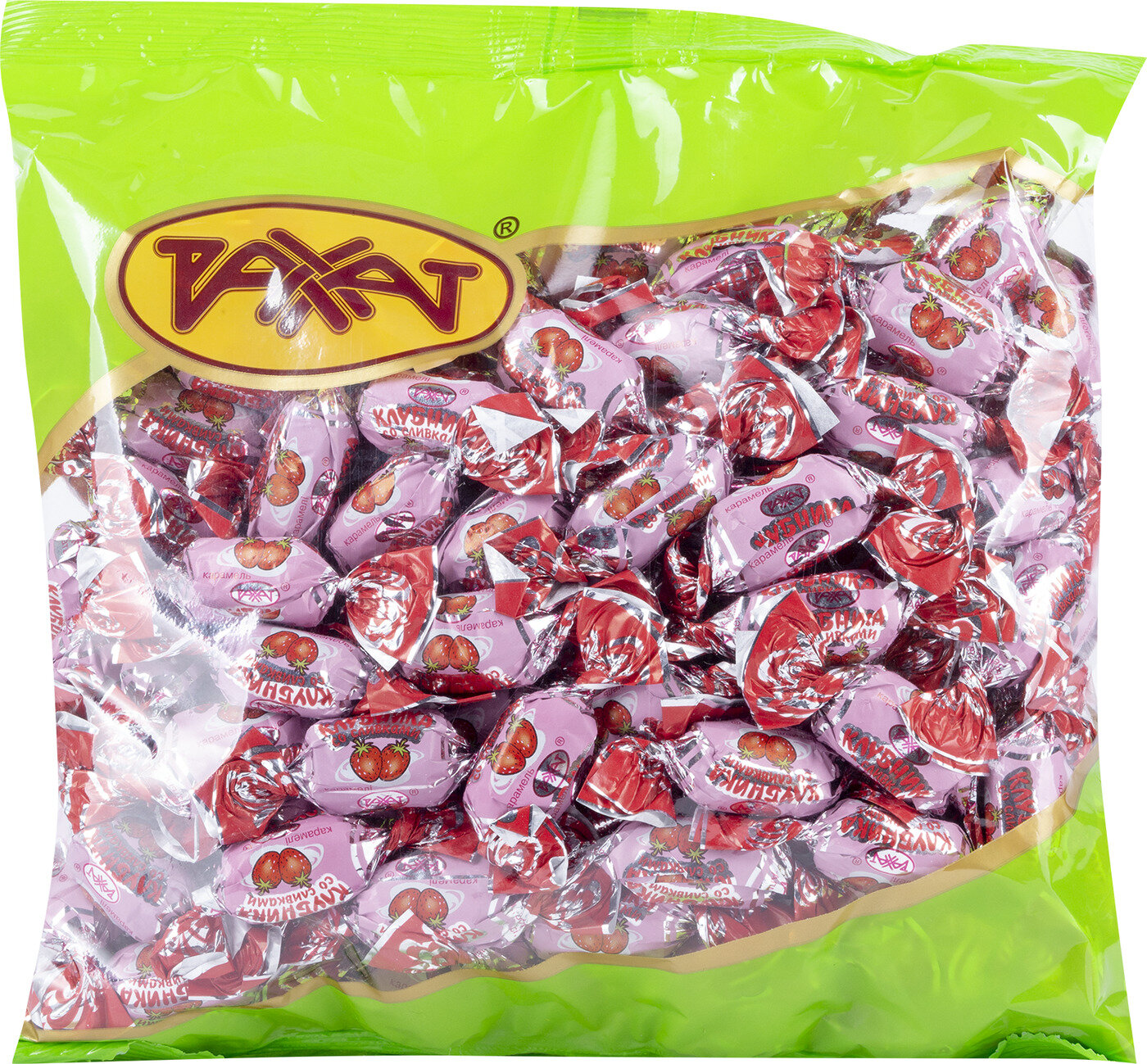 Карамель Рахат Клубника со сливками 1 кг