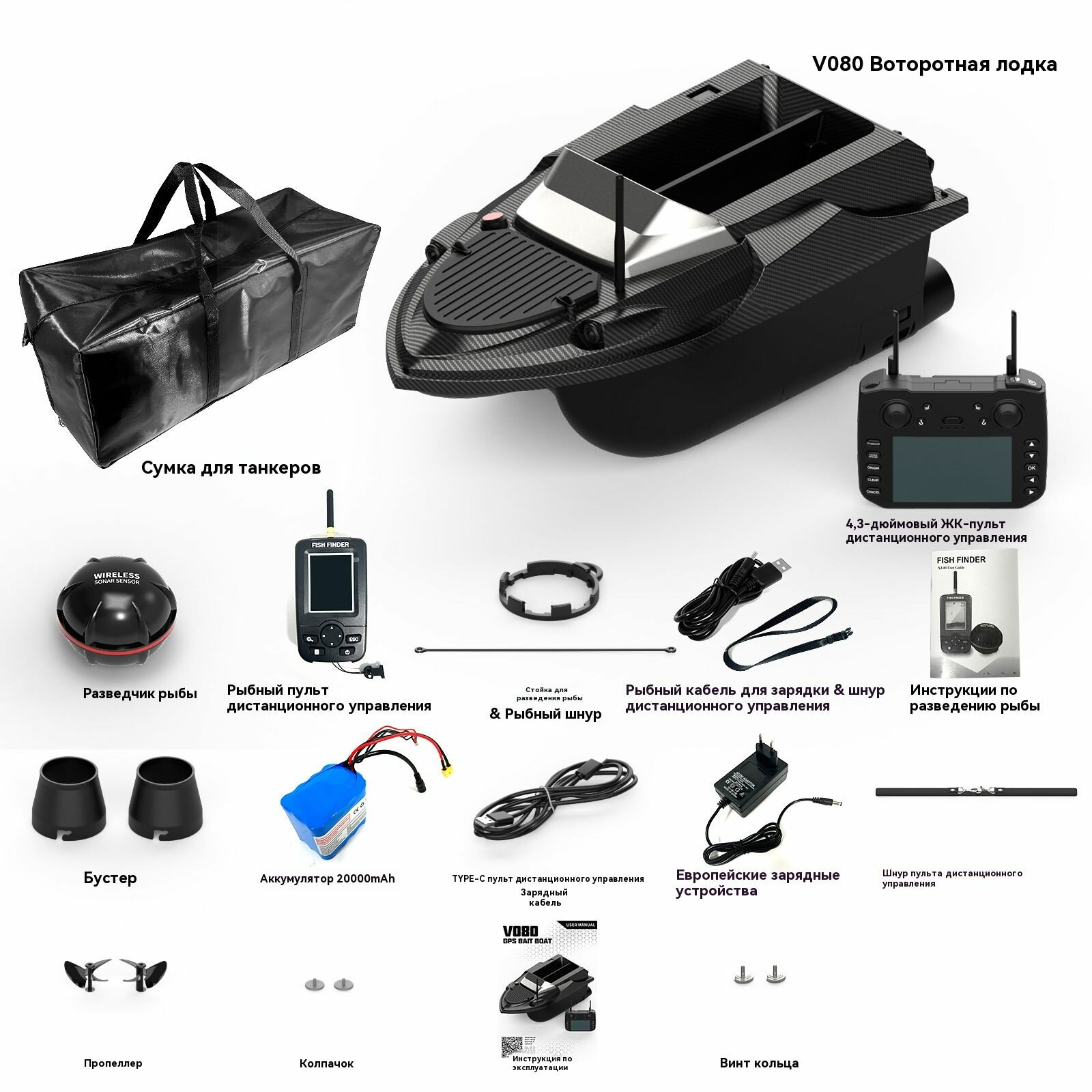 Прикормочный кораблик