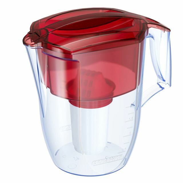 Фильтр-кувшин АКВАФОР Кантри красный, пищевой пластик, 510472, Россия