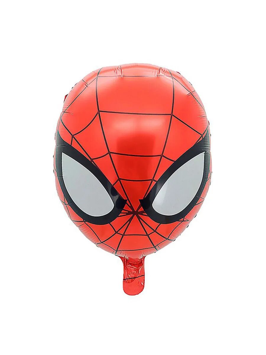 Человек-паук голова в упаковке, фольгированный шар (20"/50 см ) 1 шт. / Веселуха