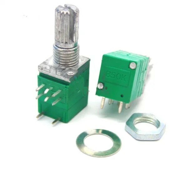 2шт. RV097GS 10K 8pin Резистор переменный 0.05Вт линейный (PTR902-2015K-B103)