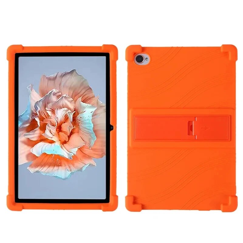 Мягкий силиконовый чехол с 4 утолщенными углами и подставкой для Blackview Tab 15 Pro, чехол 10,5 дюйма, противоударный защитный чехол для планшетного ПК